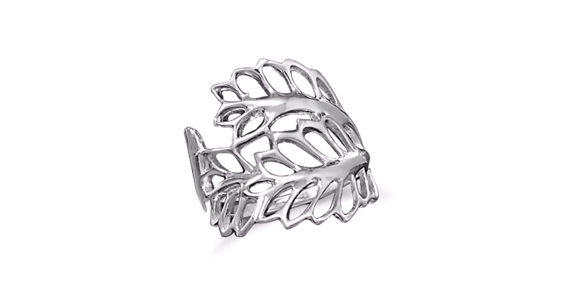 Cut Out Leaves Ring